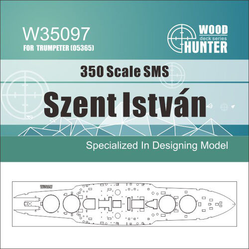 Flyhawk W35097 1/350 SMS Szent István (for Trumpeter 05365)