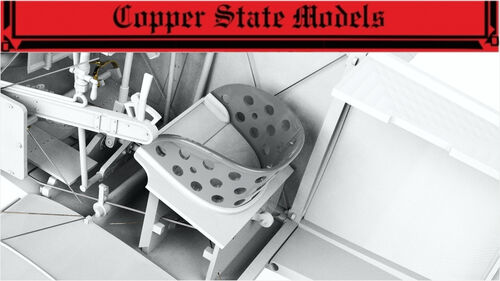 Copper State Models A32-015 Nieuport 11/16 Pilot Seat Backrest