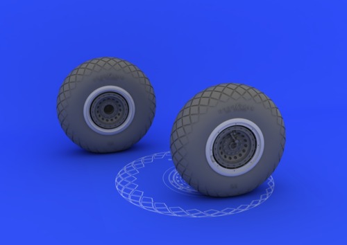 Eduard 632017 B-17 wheels HK MODELS