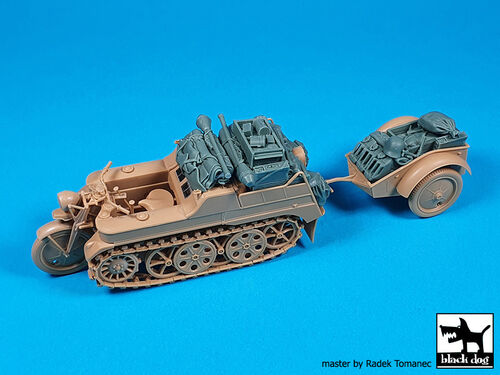 Black Dog T35262 German Sd.Kfz 2 Kettenkrattrad - Accessories Set (for Tamiya kits)
