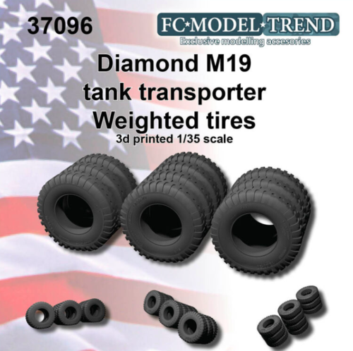 FC ModelTrend 37096 Diamond M19, weighted tires