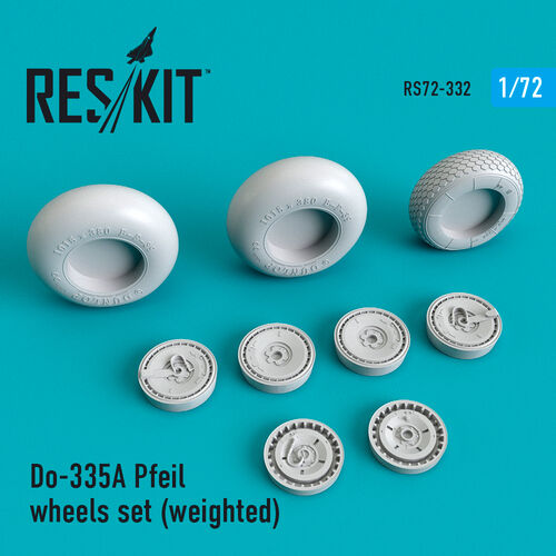 DISCONTINUED RES/KIT 72-0332 Do-335 В Pfeil wheels set weighted