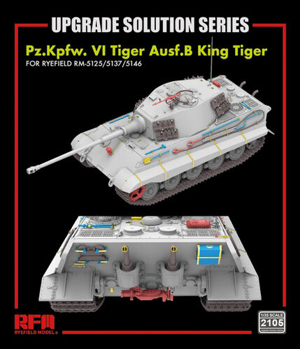 Rye Field Model RM-2105 Upgrade Set for Kingtiger for Rye Field Model 5125 / 5137 and 5146