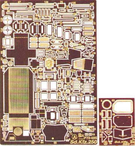 Part P72-035 Sd.Kfz.250 Ausf. C