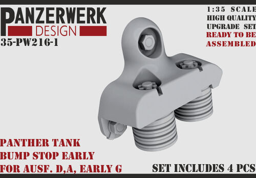 Panzerwerk Design 35-PW216-1 Panther Tank Bump Stop Early For Ausf. D, A, Early G