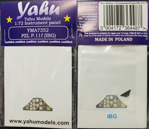 Yahu Models A7352 PZL P.11f (For IBG)