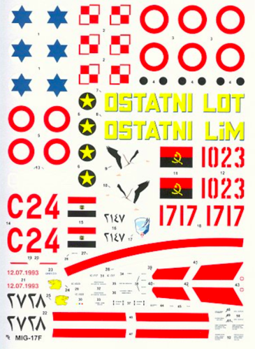 Hi-Decal Line 72035 MiG-17F/ Lim-5 Fresco C