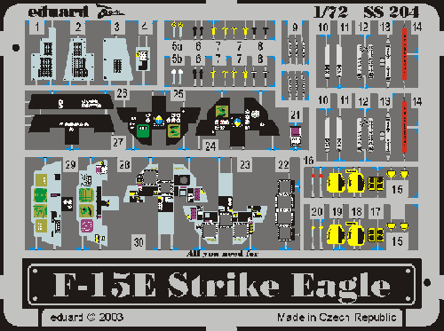 Eduard SS204 F-15E Hasegawa