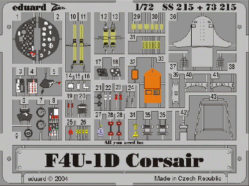 Eduard SS215 F4U-1D Tamiya