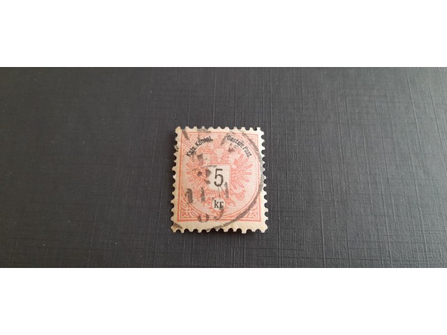 Austria grb nom. 5  zup. 10 1/2 iz 1883.god.