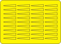 New Ware AM0249 F-4 Phantom II exhaust nozzles (kit part O3) kabuki masks for Academy F-4B, B/N, C for Academy