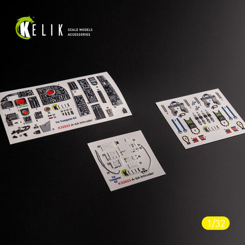 KELIK K32023 A-6A Intruder - Interior 3D Decals For Trumpeter Kit