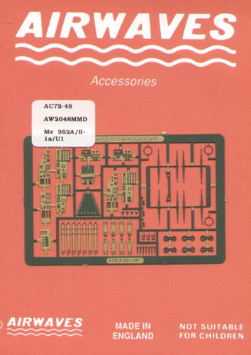 Airwaves C72048 Messerschmitt Me-262 A / B-1A / U1 (for Hasegawa kits)