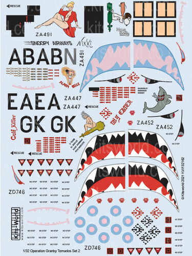 Kits World 132162 Desert Storm Panavia Tornado GR.1 (Set 2)