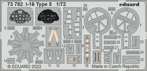 Eduard 73782 I-16 Type 5 CLEAR PROP