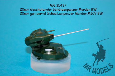 MR Modellbau 35437 20mm gun barrel Marder MICV Bundeswehr