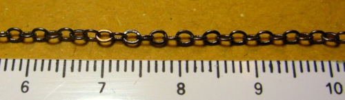 Minor 100005 2.6x2.0x0.4 mm black oval chain
