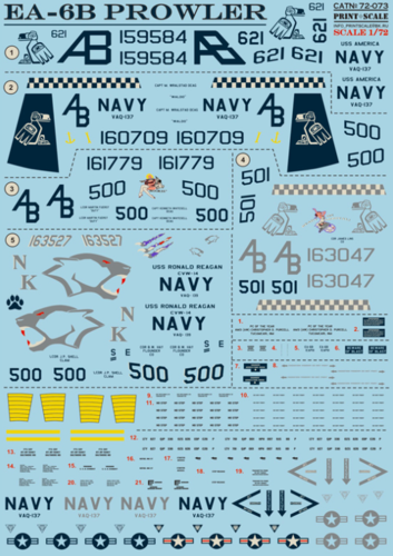 Print Scale 72-073 EA-6B Prowler