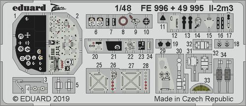 Eduard 49995 IL-2 M3 interior TAMIYA