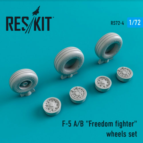 DISCONTINUED RES/KIT 72-0004 Northrop F-5 A/B "Freedom fighter" wheels set