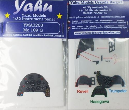 Yahu Models A3203 Me 109 G (Revell)