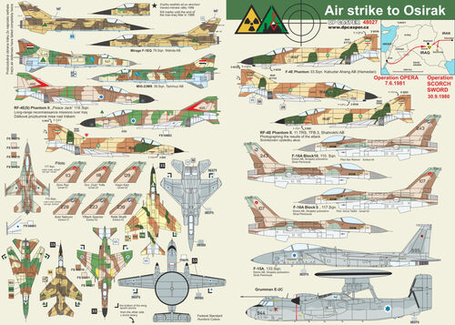 DP Casper 48027 Air Strike to Osirak - Operation Opera (7.6.1981) and Operation Scorch Sword (30.9.1980)