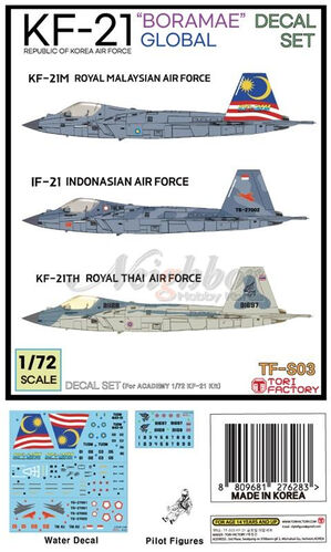 Tori Factory TF-S03 KF-21 'Boramae' Global Decal Set