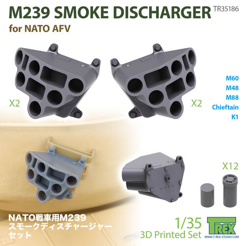 T-Rex Studio 35186 M239 Smoke Discharger Set for NATO AFV and Korean K1 MBT