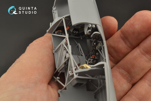 Quinta Studio QD32104 Fiat CR.42 Falco 3D-Printed & Coloured Interior (for ICM kits)