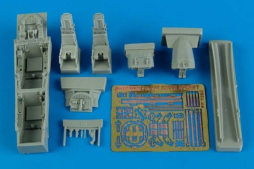 Aires 7282 F/A-18E/F Super Hornet cockpit set Hasegawa