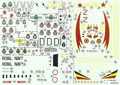 Modeldecal 096 Wessex HU.5 and Mirage 5BA Decals