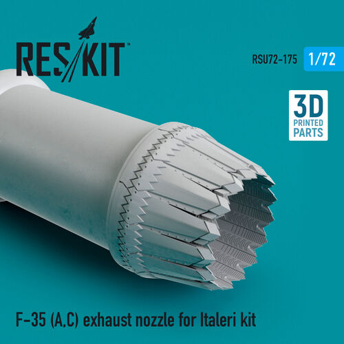 RES/KIT U72-0175 F-35 (A,C) "Lightning II" exhaust nozzle for Italeri kit