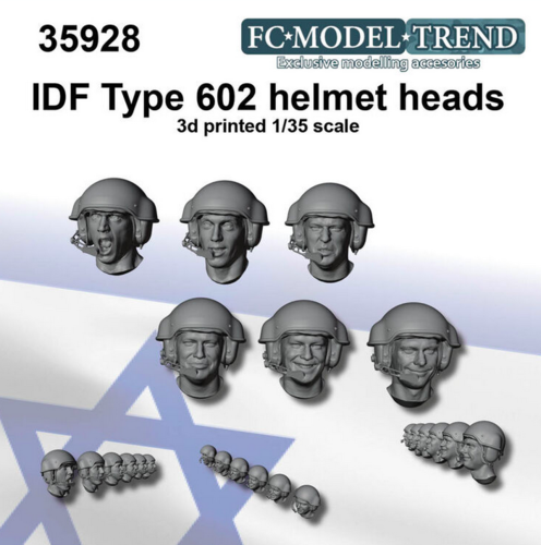 FC ModelTrend 35928 IDF type 602 helmet heads set