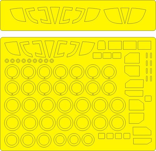 New Ware AM0471 Tu-22M3 Backfire C ADVANCED kabuki masks for Trumpeter
