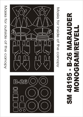 Montex SM48195 B-26B/G Marauder Revell