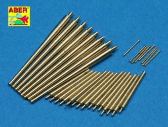 Aber 1-350L-050 Set of Barrels for Italian Navy Pola class heavy crusies 203mm x 8 100mm x 16, 37mm x 8