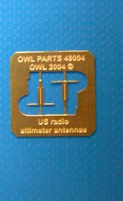 Owl Models P72004 Radio-altimeter aerials for USMC a/ c