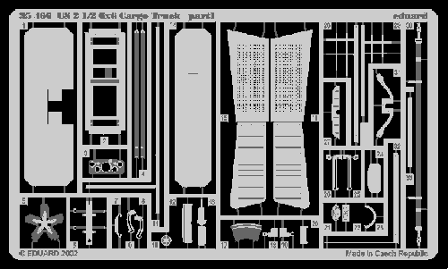 Eduard 35466 US 2 1/2 6x6 Cargo Truck TAMIYA 35218