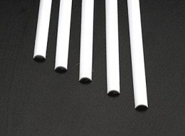 Plastruct 90887 PRĘT PÓŁOKRĄGŁY 3.2mm x 6.4mm x 250mm 1szt / 1 piece