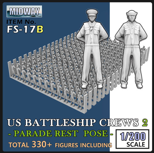 Tori Factory FS-17B US Battleship Crew - 2 : Parade Rest (over 330 figures)