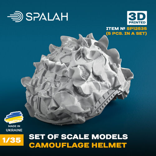Spalah 12535 Camouflage Helmet (5pcs)