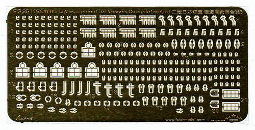 Five Star Model 351164 IJN WWII Equipment for Vessels Compilation (III)