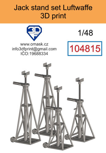 3DF 104815 Jack Stand Set Luftwaffe
