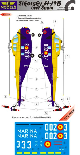 LF Models C7242 Sikorsky H-19B over Spain