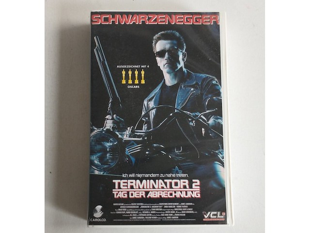 kaseta video VHS TERMINATOR 2 Schwarzenegger