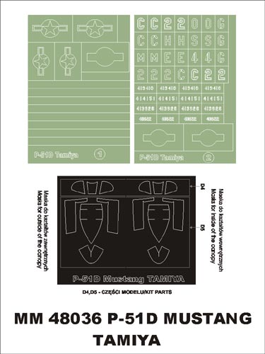 Montex MM48036 P-51D Mustang Tamiya 40