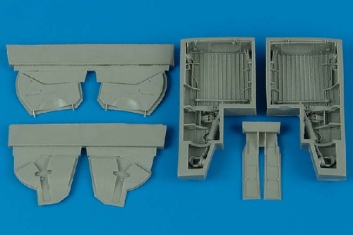 Aires 4466 P-47 Thunderbolt wheel bays Tamiya