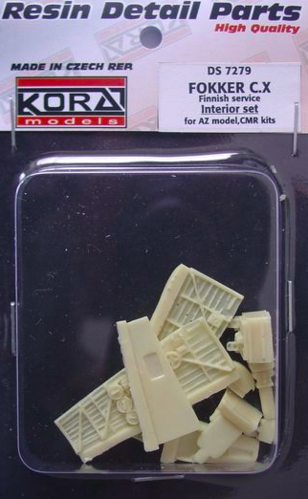 Kora Models DS7279 Fokker C.X Finnish - Interior set