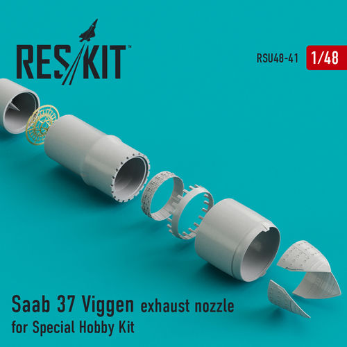RES/KIT U48-0041 Saab 37 Viggen exhaust nozzle for Special Hobby Kit