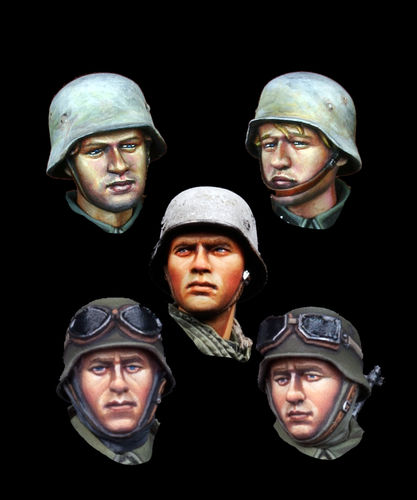 Alpine Miniatures H023 German Infantry Head Set